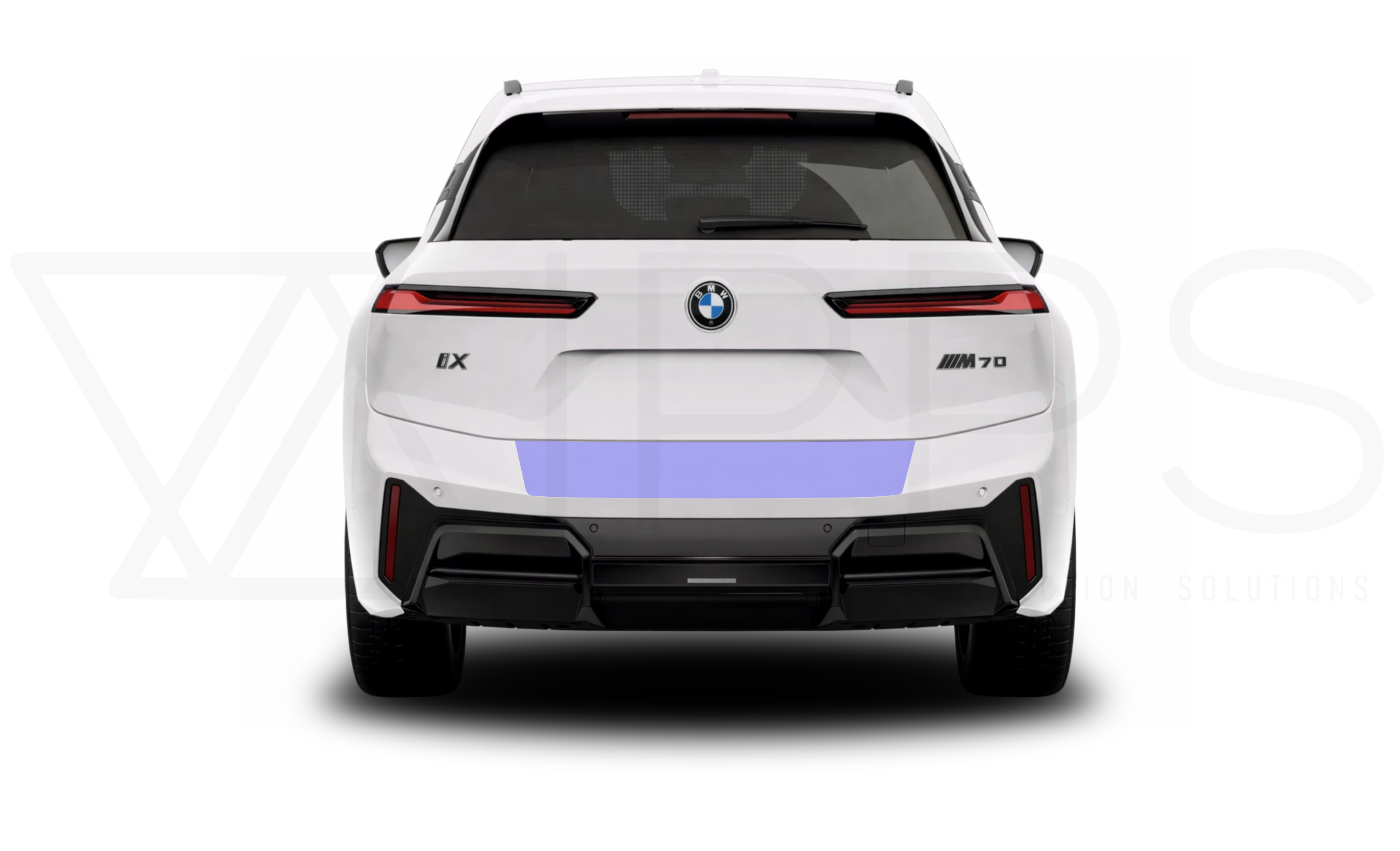 BMW iX Rear Bumper Lip Edge Paint Protection Film Kit I20 - IPPS ...
