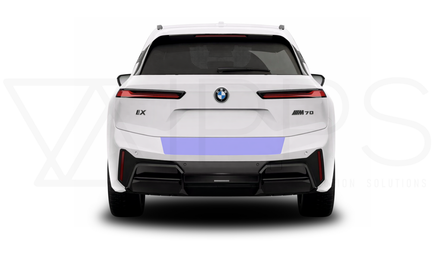 BMW iX Rear Bumper Lip Edge Paint Protection Film Kit I20 - IPPS ...