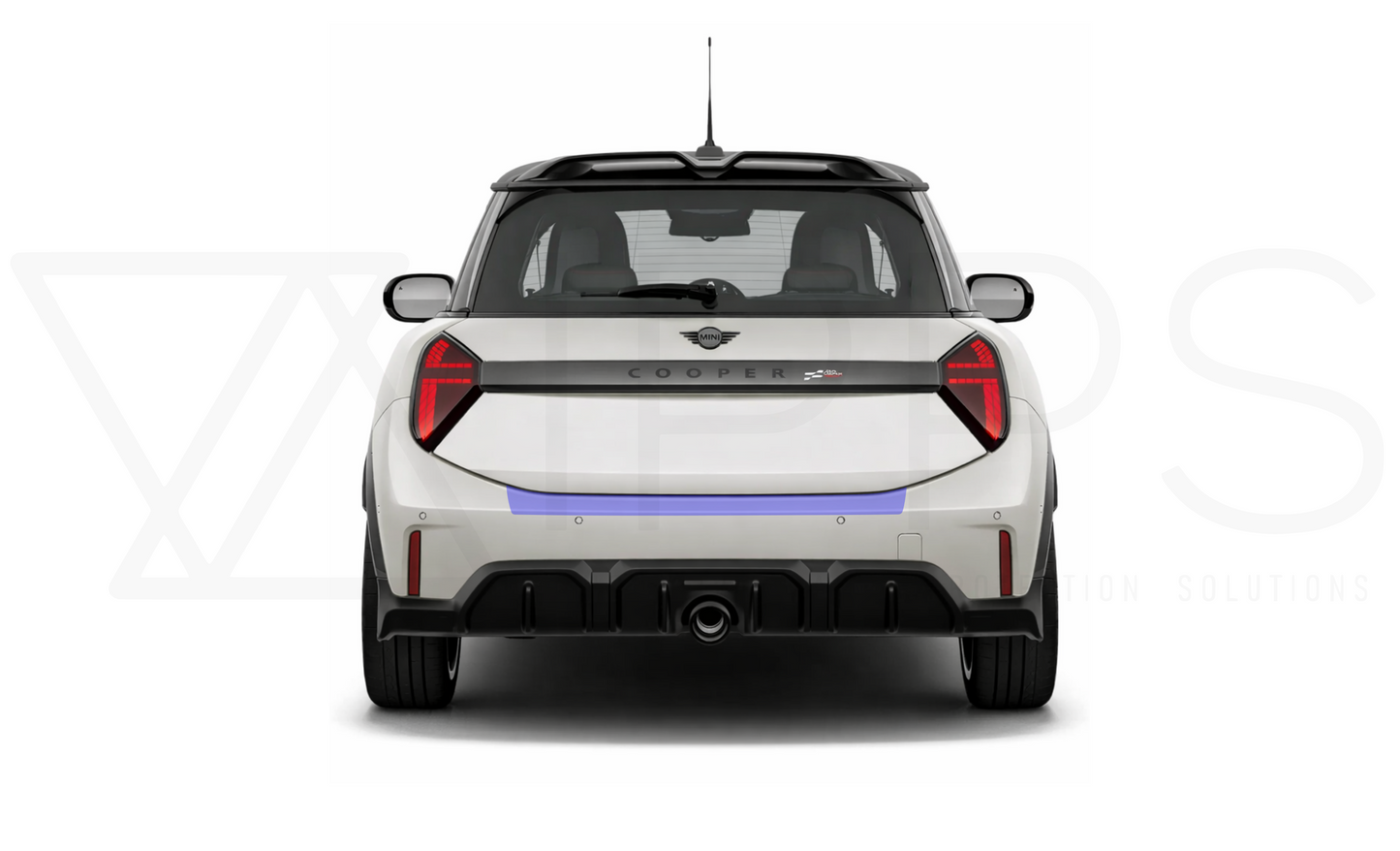 MINI Cooper, including JCW Rear Bumper Lip Edge Paint Protection Film ...